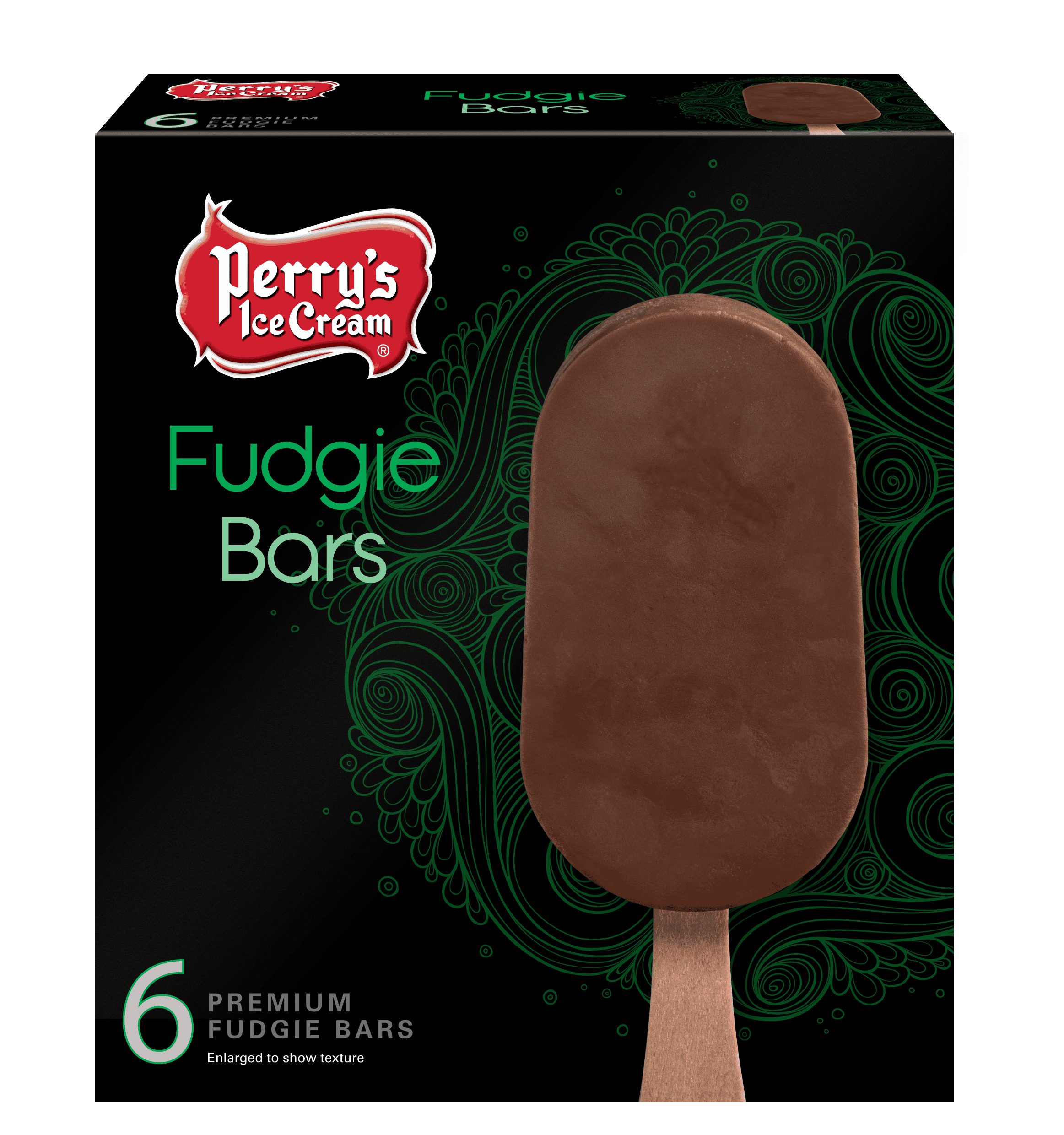 6 Pack Fudgie Bars - Perry's Ice Cream