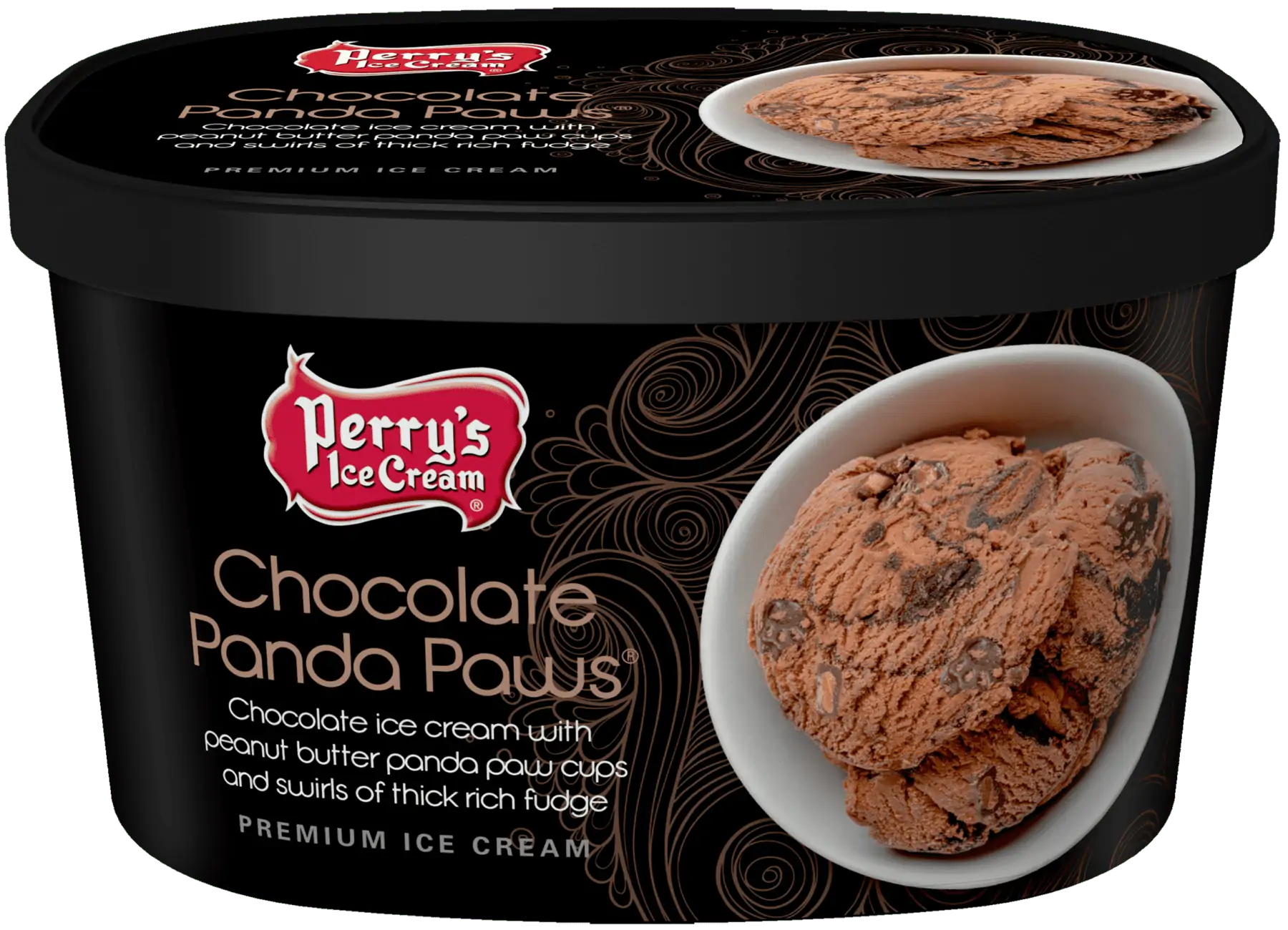 Chocolate Panda Paws - Perry's Ice Cream