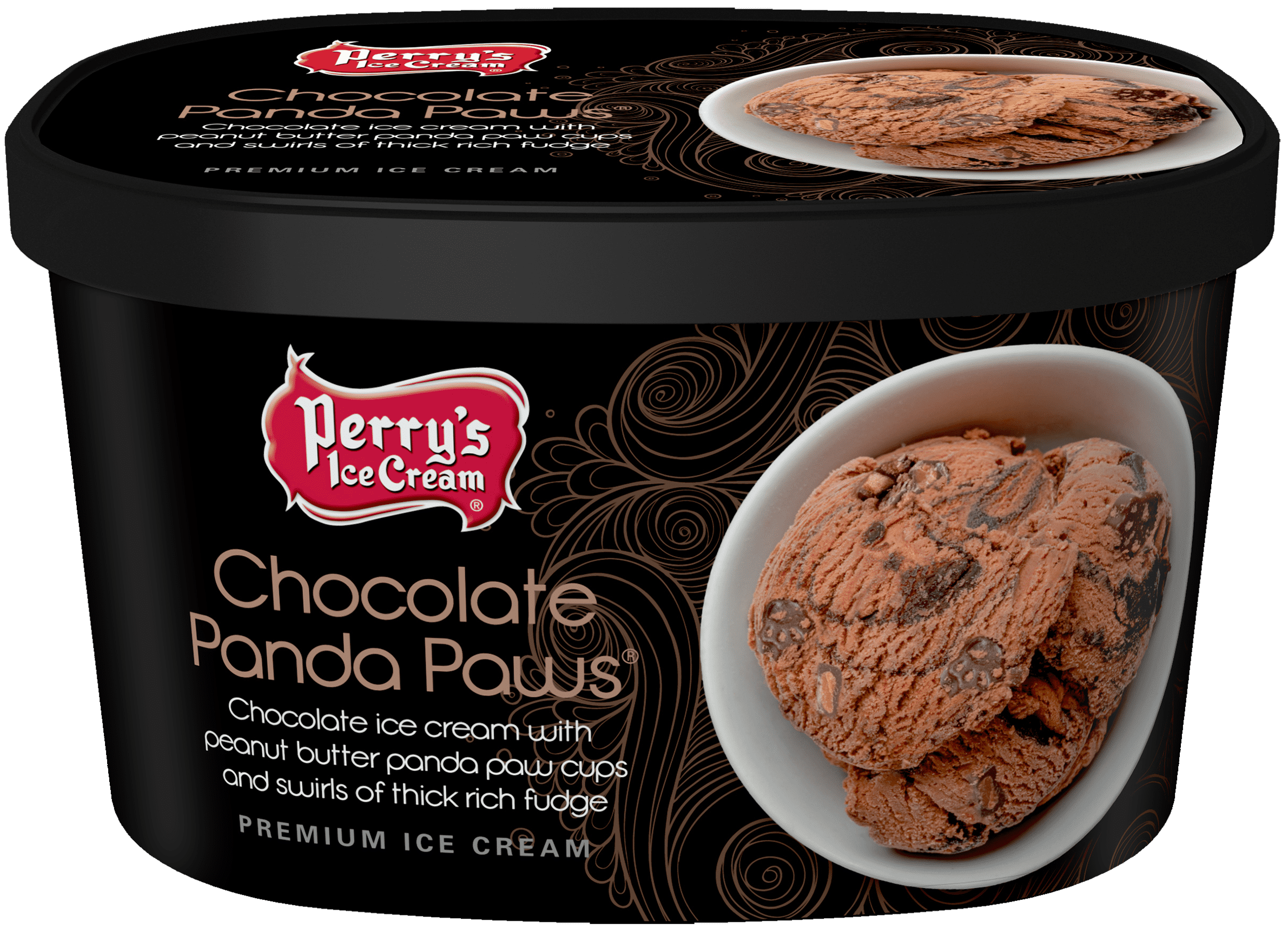 Chocolate Panda Paws - Perry's Ice Cream