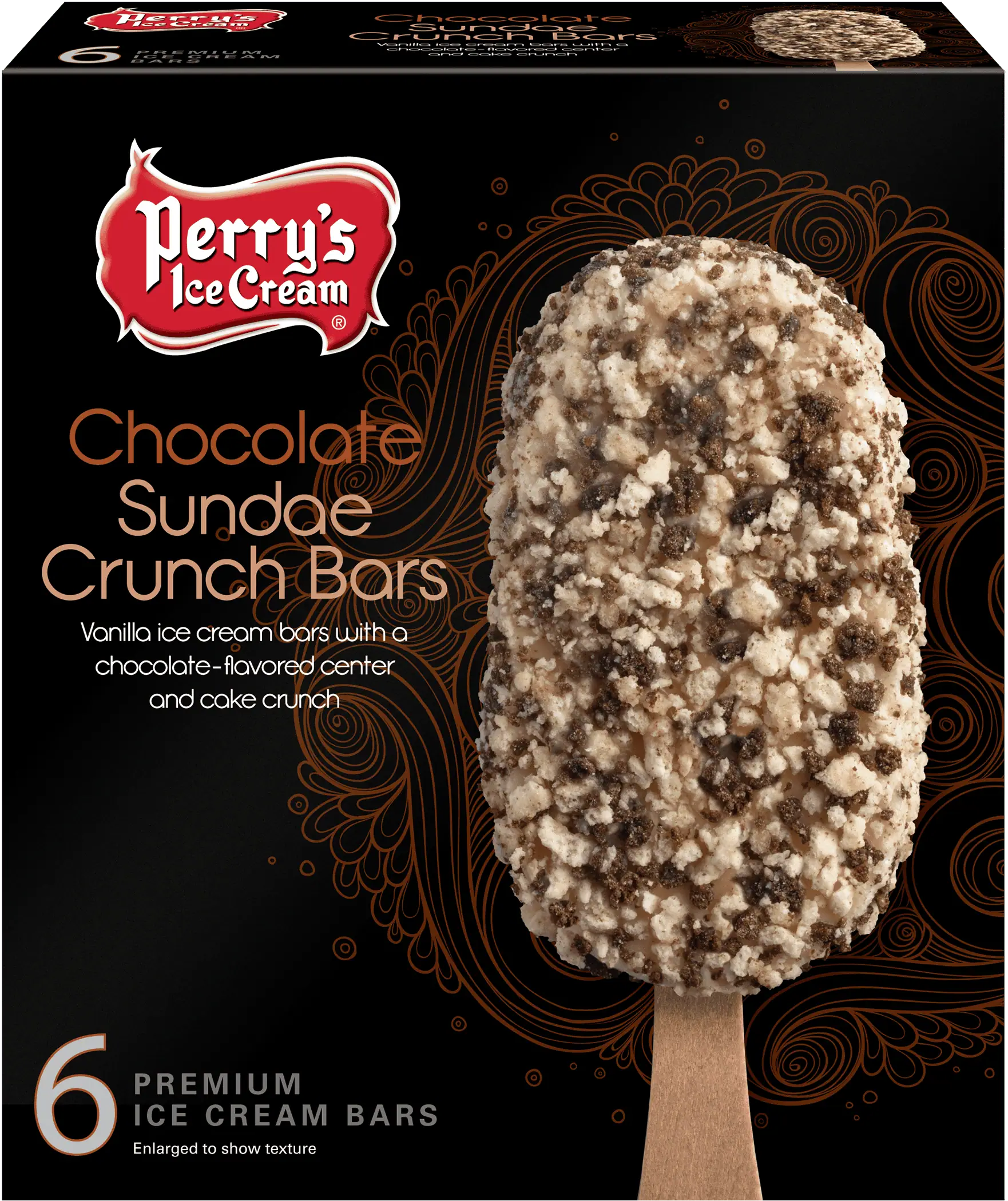 Chocolate Sundae Crunch Bars - Ice Cream Novelties | Perry's Ice Cream