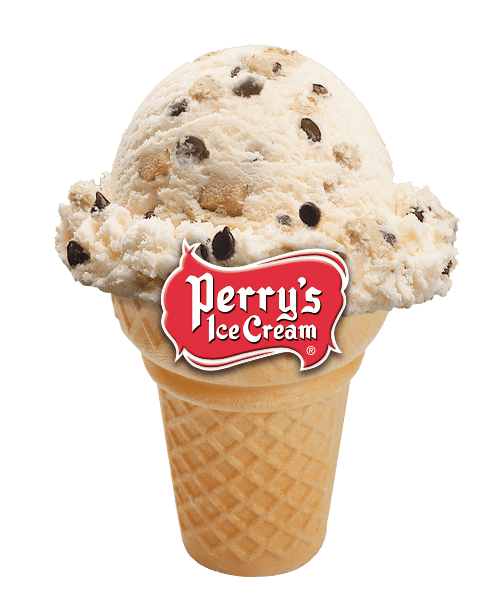 perry's cookie dough ice cream cone - Perry's Ice Cream