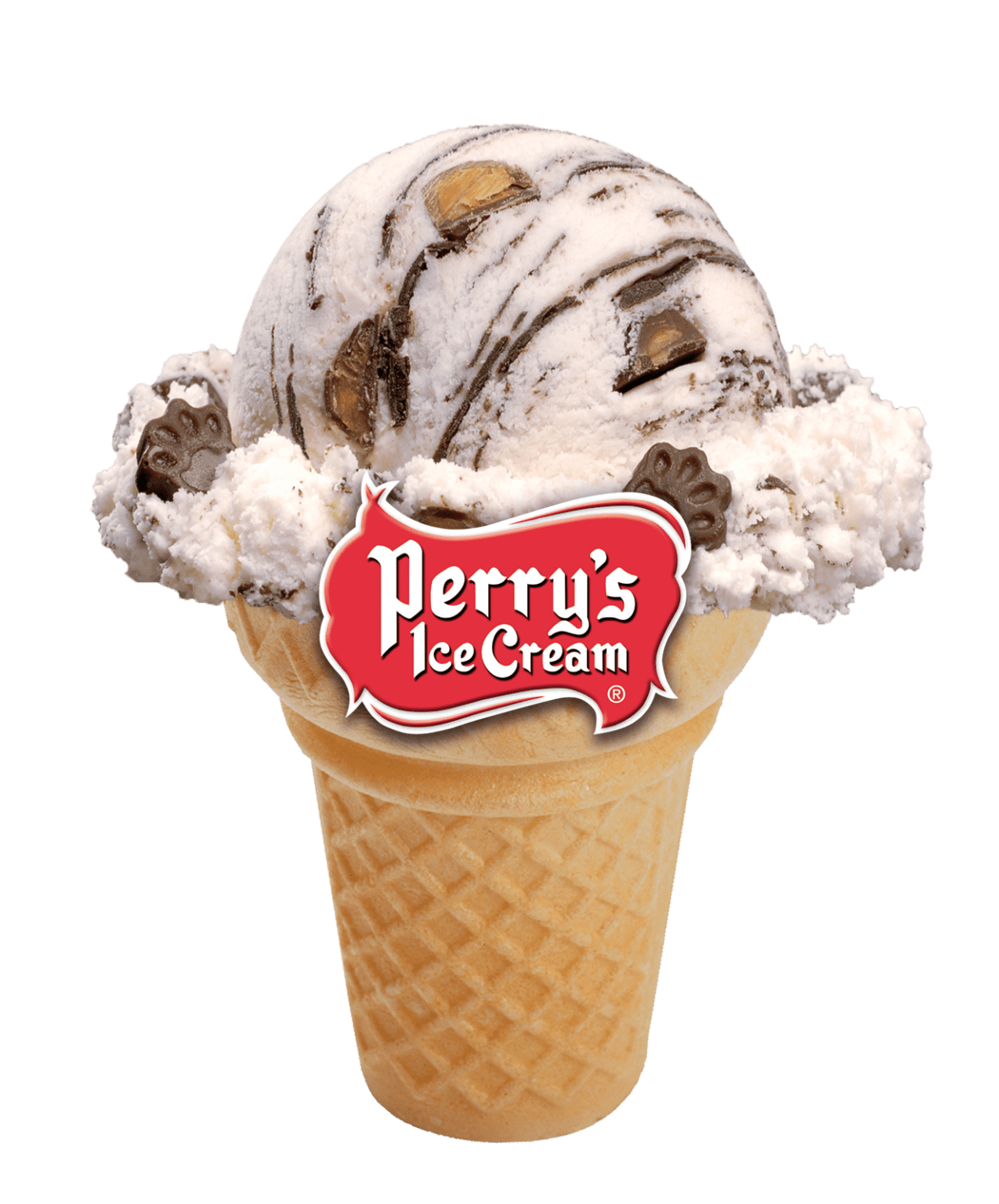 perry's panda paws ice cream cone - Perry's Ice Cream