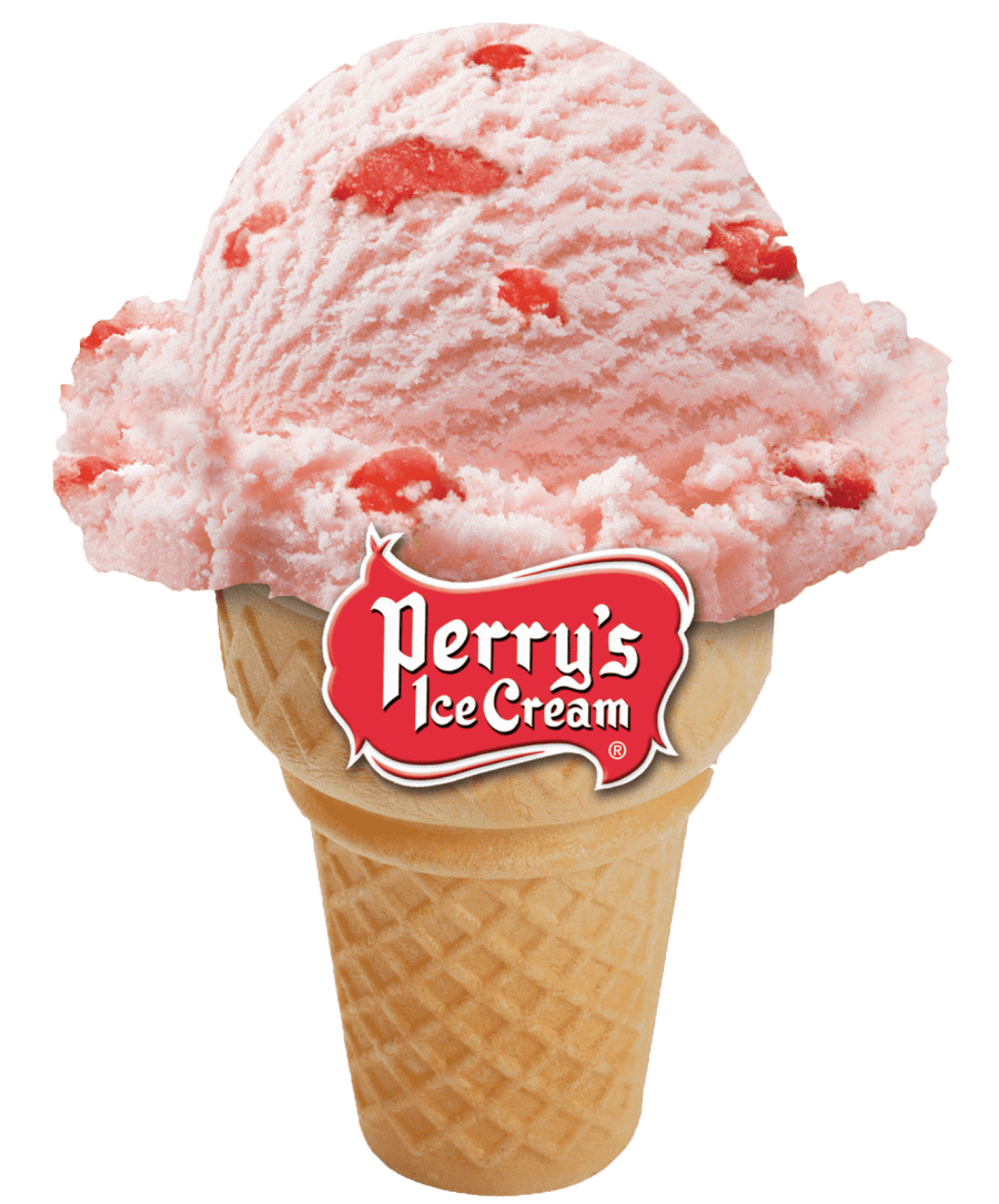 perry's parkerhouse ice cream cone - Perry's Ice Cream