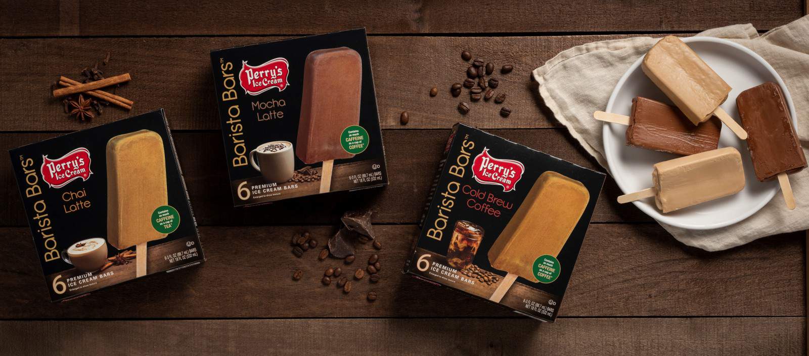 Introducing New Barista Bars™: Caffeinated Ice Cream - Perry's Ice Cream