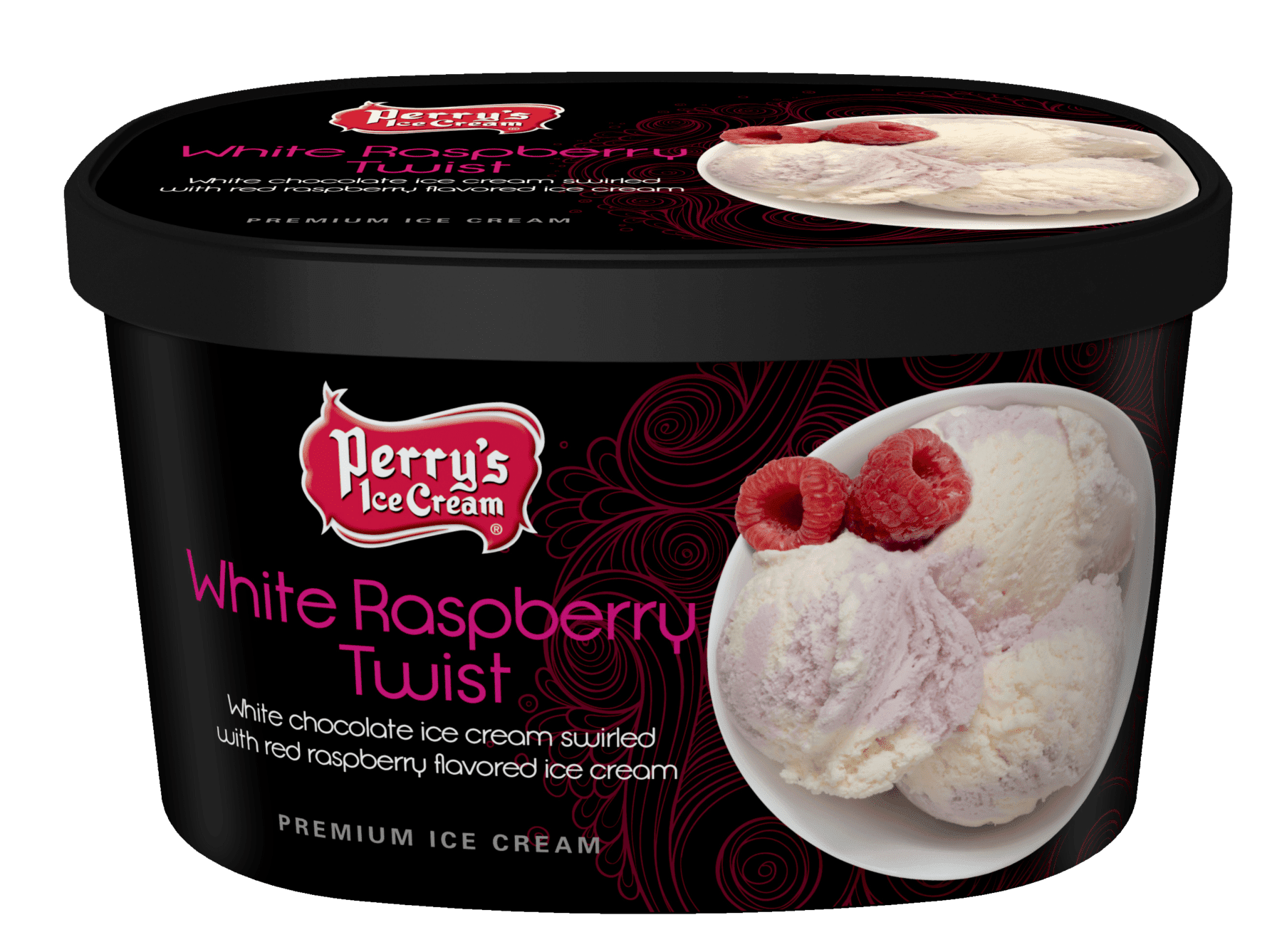 White Raspberry Twist - Perry's Ice Cream