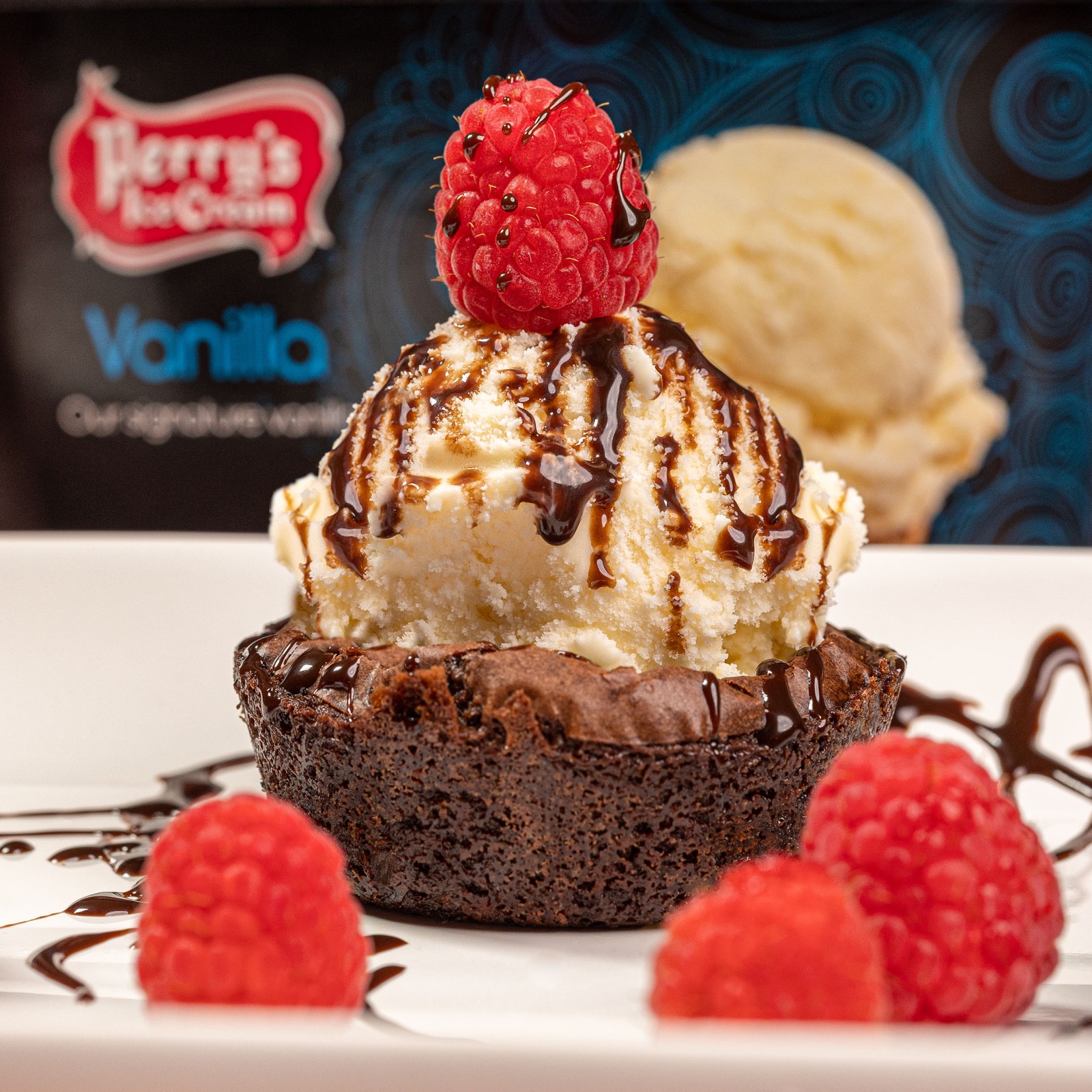 Perry’s Vanilla Ice Cream Brownie Bowls Recipe