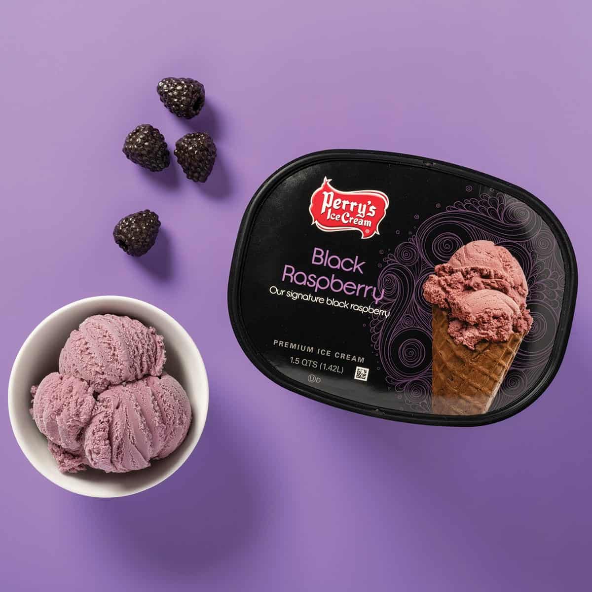 Black Raspberry Square - Perry's Ice Cream