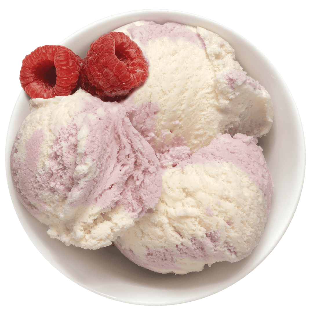 White Raspberry Twist Ice Cream - Perry's Ice Cream